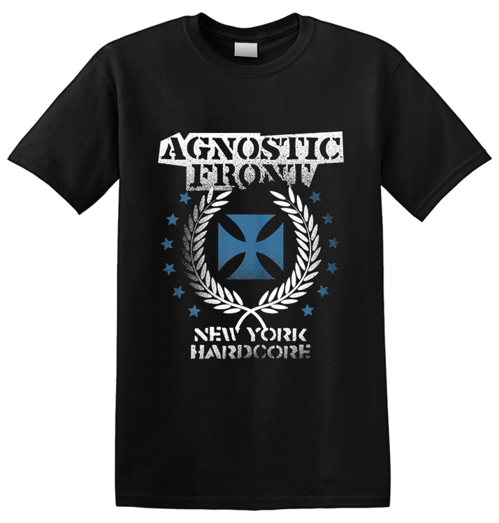 AGNOSTIC FRONT - 'Blue Iron Cross' T-Shirt