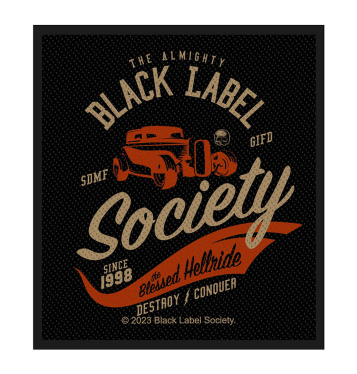 BLACK LABEL SOCIETY - 'The Blessed Hellride' Patch