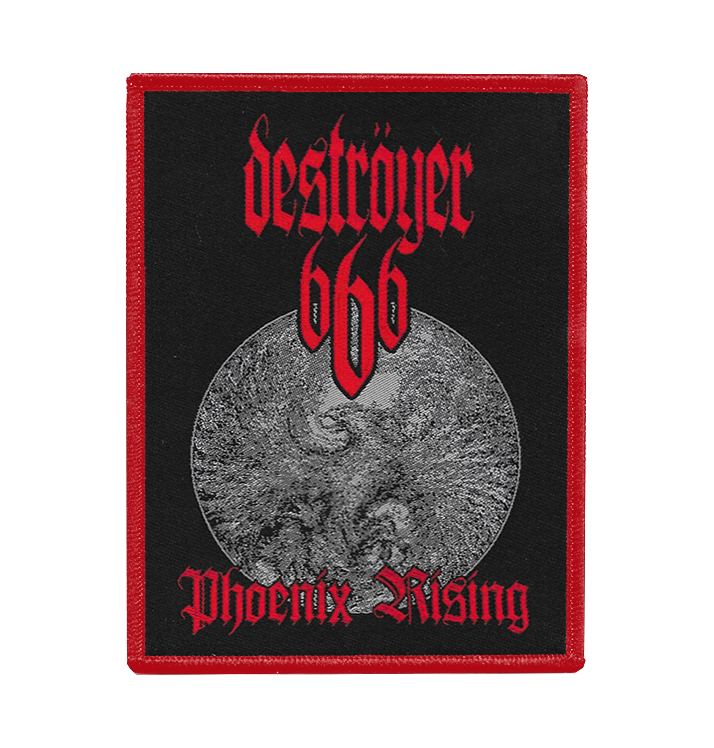 DESTRÖYER 666 - 'Phoenix Rising' Patch (Red border)