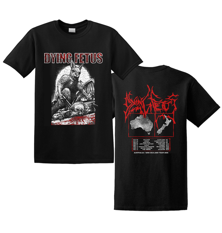 DYING FETUS - 'Kangaroo Tour 2025' T-Shirt