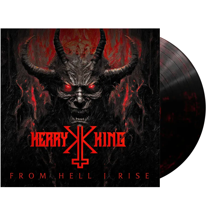 KERRY KING - 'From Hell I Rise' LP (Black/Dark Red Marble)