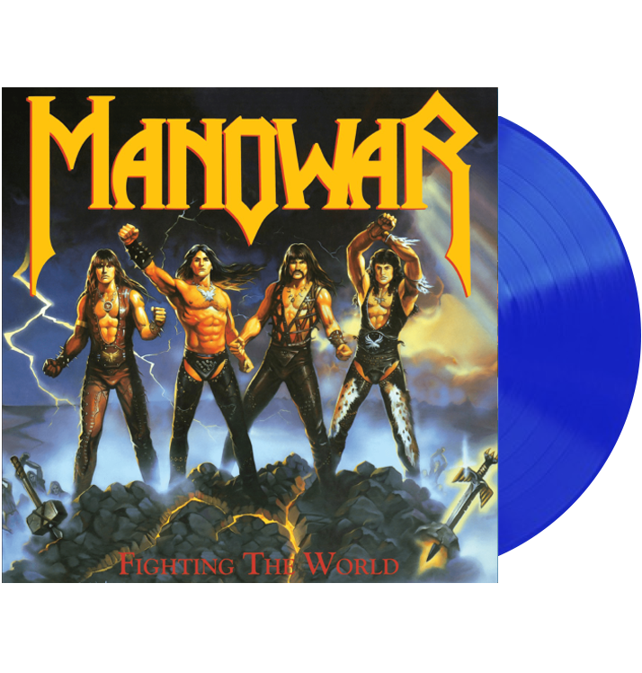 MANOWAR - 'Fighting The World' LP (Transparent Blue)