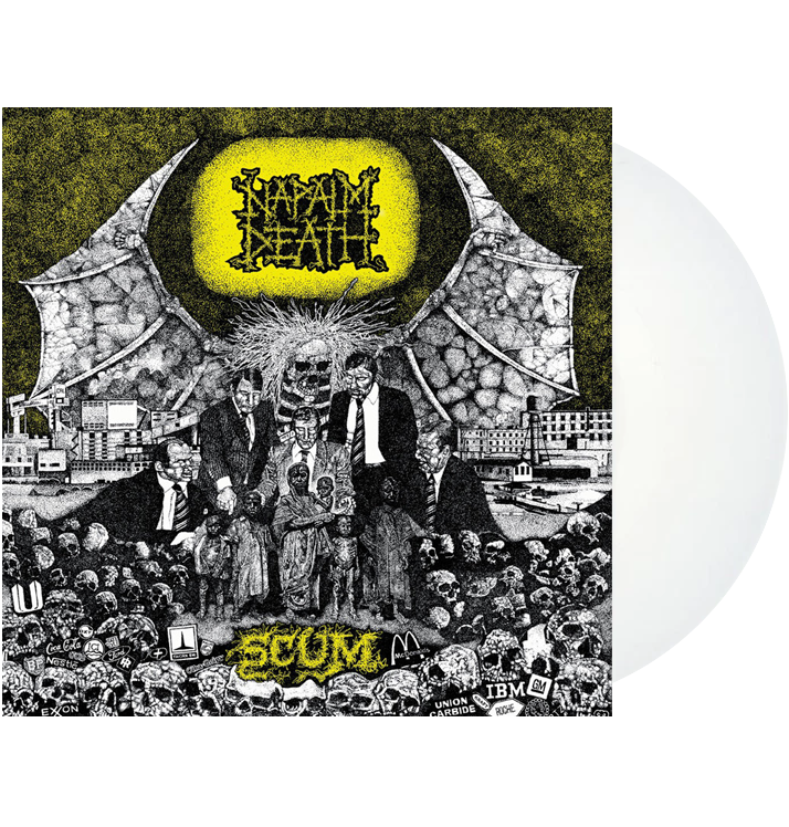 NAPALM DEATH - 'Scum' LP (White)