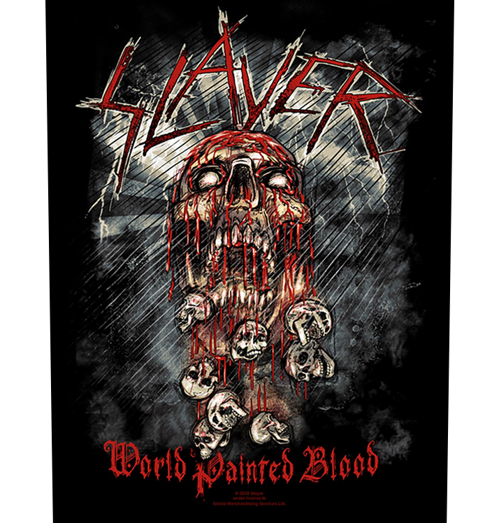 SLAYER - 'World Painted Blood' Back Patch