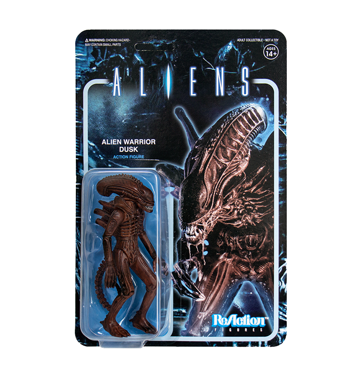 ALIENS - 'Alien Warrior B (Dusk Brown)' ReAction Figure