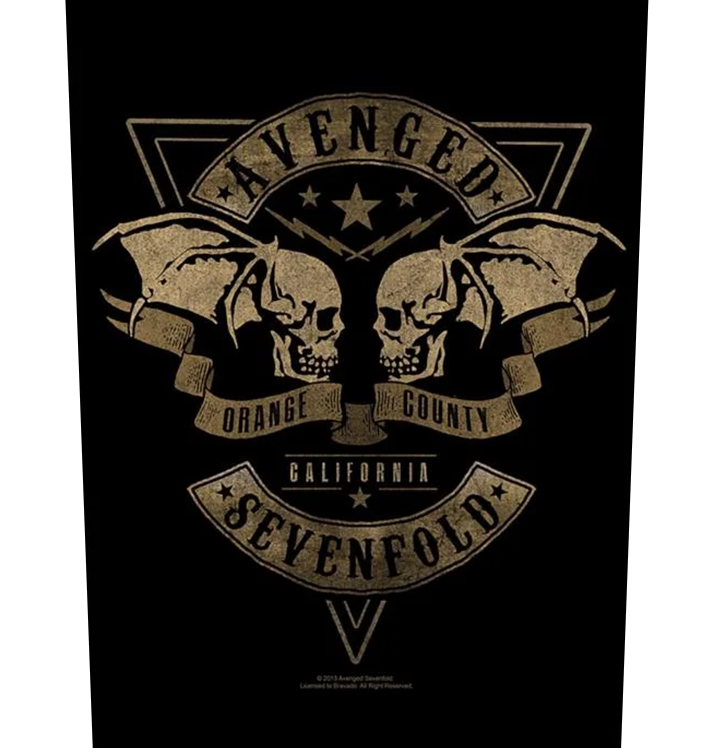AVENGED SEVENFOLD - 'Orange County' Back Patch