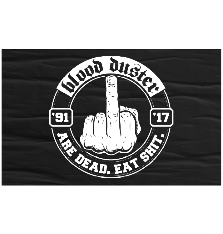 BLOOD DUSTER - 'Are Dead' Flag