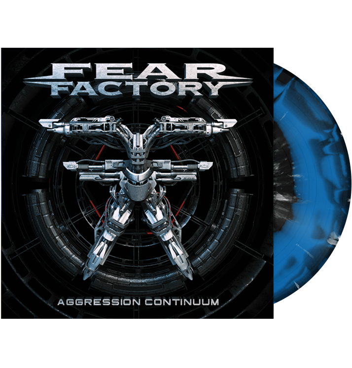FEAR FACTORY - 'Aggression Continuum' 2xLP (Black/Blue Swirl)