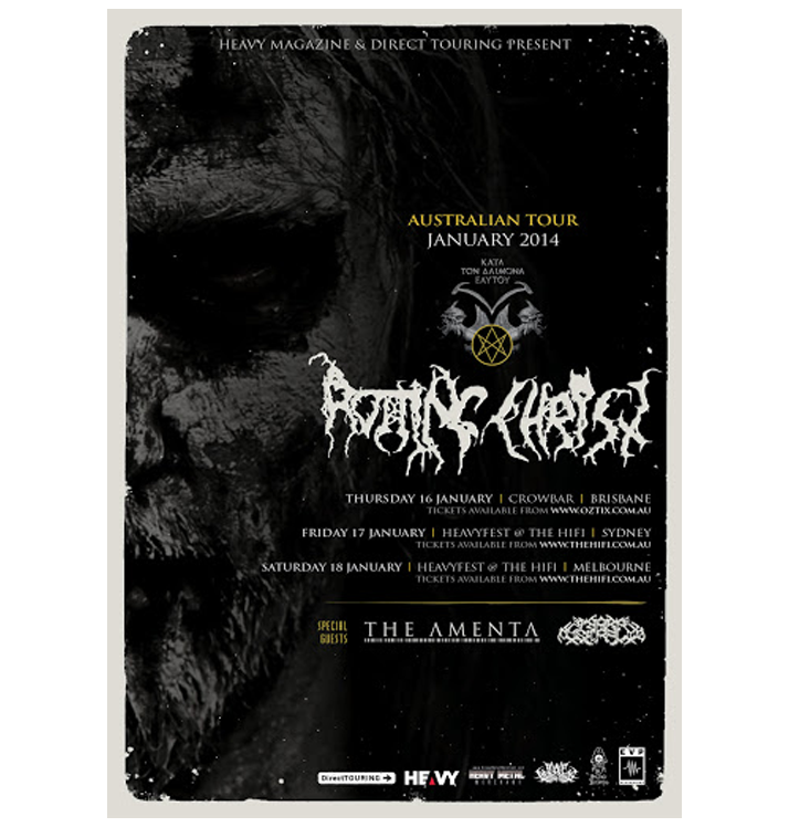 ROTTING CHRIST - 'Australian Tour 2014' A3 Poster